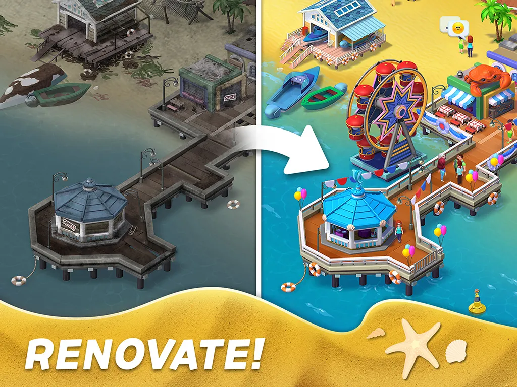 Match Town Makeover®・Free Match 3 Puzzle Build and Renovate City