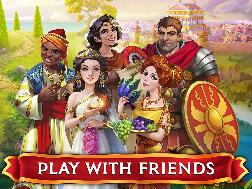 Emperor of Mahjong® - Free Ancient Rome Mahjong & City Building Game