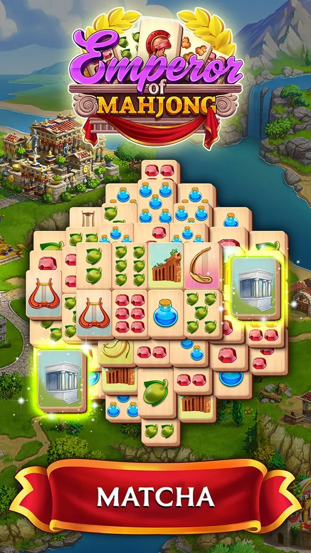 Emperor of Mahjong®: Pussel med brickmatchning