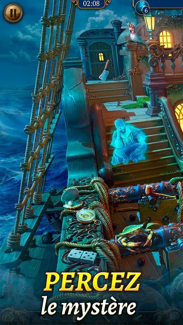 The Hidden Treasures®: Objets cachés, match-3