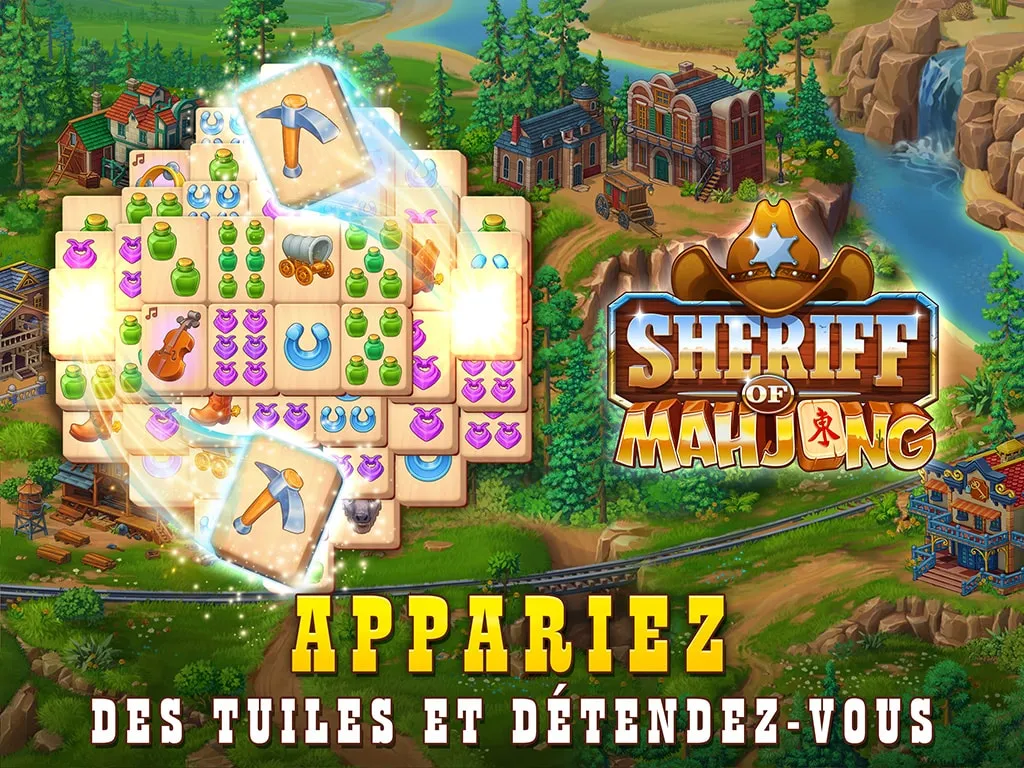 Sheriff of Mahjong® · Jeu de Mahjong Gratuit