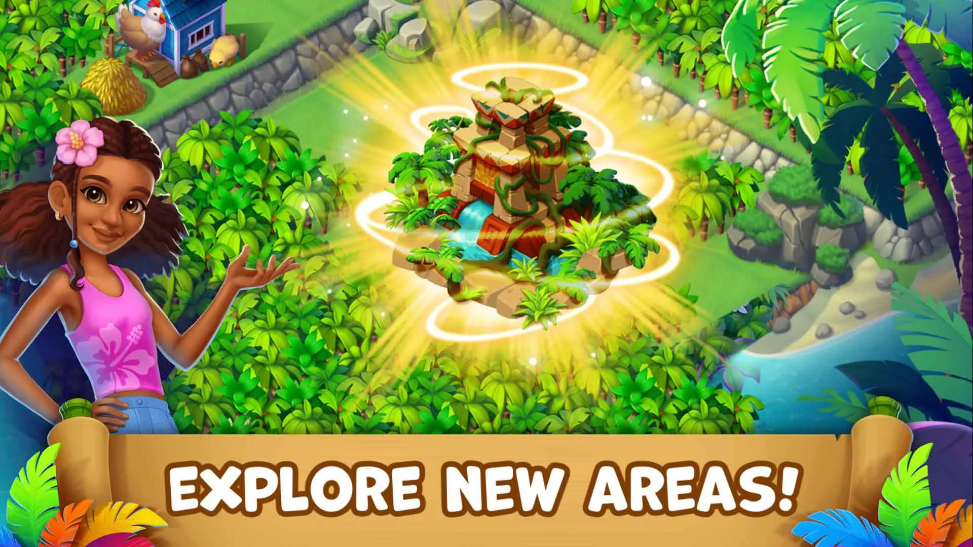 Tropical Merge: Island Adventure Puzzles to Merge